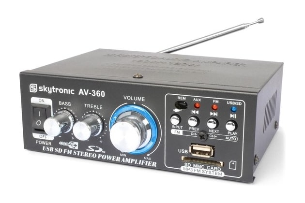 Stereo versterker - SkyTronic AV-360 compacte stereo - TechGeek